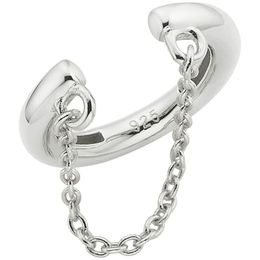 Ohrklemme "Schmuck Geschenk Ohrschmuck Ohrklemme", silber (silberfarben), ANISTON JEWELRY & WATCHES, Ohrringe, Damen, 14,5mm, Silber 925 (Sterlingsilber), Ohrklemme