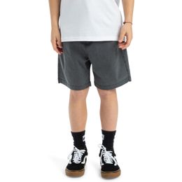 Bermudas Quiksilver "Taxer Youth 15", Jungen, Gr. 10, schwarz, Obermaterial: 98% Walkfrottier, 2% Elasthan;, Hosen Bermudas