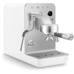 Smeg Espressomaschine "EMC02EGMEU", wei&szlig; (wei&szlig;, matt), B:28,8cm H:54,5cm T:55,5cm, Kaffeemaschinen, Mini Pro, Espressomaschine