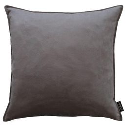 Kissenh&uuml;lle Apelt "Magnus", grau (anthrazit), B:46cm L:46cm, Polyester, Obermaterial: 100% Polyester, Kissenbez&uuml;ge, Kissenh&uuml;lle