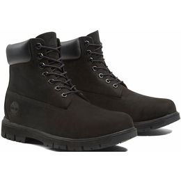 Schn&uuml;rboots Timberland "Radford 6" Boot WP", Herren, Gr. 41,5, schwarz, Nubukleder, Schuhe Schn&uuml;rboots, Winterstiefel, Schn&uuml;rstiefel, Winterschuhe, wasserdicht