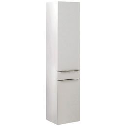Seitenschrank Welltime "Matera", wei&szlig;, B:40cm H:180cm T:35cm, Holzwerkstoff, MDF, Schr&auml;nke, Seitenschrank, Breite 40 cm, hochwertige matte MDF-Fronten und Softclose-Funktion