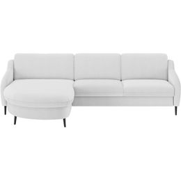Sit & More Ecksofa SIT & MORE "Soul L-Form", silber, B:296cm H:90cm T:189cm, 100% Polyester, Sofas, Ecksofa, wahlweise mit Bettfunktion