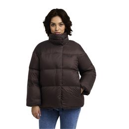 Daunenjacke Jack Wolfskin "ICY HILL JKT W RDS", Damen, Gr. L, peat, Obermaterial: 100% Polyamid. Futter: 100% Polyester. Wattierung: 90% Entendaune, 10% Federn, normal, Jacken Daunenjacke, mit Entendaunen-Isolierung, Dropped-Shoulder-Schnitt