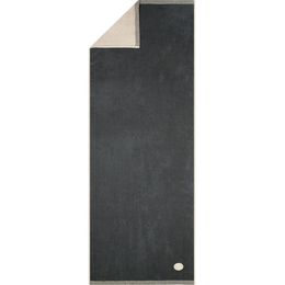 Saunatuch Egeria "BEN", grau (slate grau), B:75cm L:200cm, Frottier, Obermaterial: 100% Baumwolle, Handt&uuml;cher, Saunatuch, 75x200 cm Doubleface