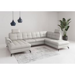 Sit & More Wohnlandschaft SIT & MORE "Zora", reinwei&szlig;, T:212cm, Sofas, Wohnlandschaft