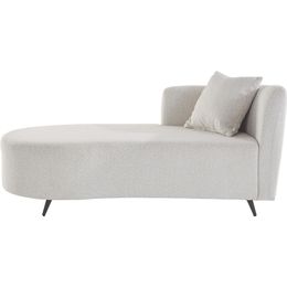Recamiere Home Affaire "Hulby", beige (natur), B:182cm H:82cm T:90cm, 95% Polyester, 5% Polyacryl, Sofas, Recamiere, wahlweise mit und ohne Hocker und Armlehne links oder rechts