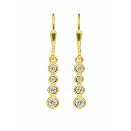 Adelia&acute;s Paar Ohrh&auml;nger ADELIA&acute;S "333 Gold Ohrringe Ohrh&auml;nger mit Zirkonia", gold, Ohrringe, Damen, Gelbgold 333, Paar Ohrh&auml;nger