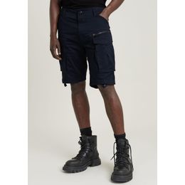 G-Star Raw Cargoshorts G-STAR "Rovic zip loose", Herren, Gr. 30, N-Gr, blau (salute), Obermaterial: 97% Baumwolle, 3% Elasthan, bequem, Hosen Cargoshorts