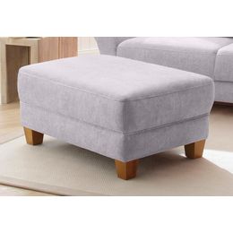 Hocker Home Affaire "Gotland", grau, B:101cm H:45cm T:66cm, 90% Polyester/10% Polyamid Luxus-Microfaser (100% Polyester);Struktur (100% Polypropylen);Luxus-Microfaser (100% Polyester), Hocker, Hocker