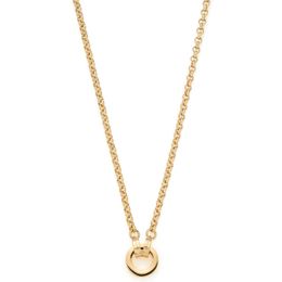 Charm-Kette Leonardo "70 gold Paola Clip&Mix", gold (gelbgoldfarben), Halsketten, Damen, Edelstahl, L: 70 B: 3,4mm, Charm-Kette, B:3,4mm