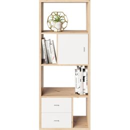 B&uuml;cherregal Inosign "Felicia", braun (artisn eiche), B:58cm H:146,6cm, Holzwerkstoff, Regale, B&uuml;cherregal