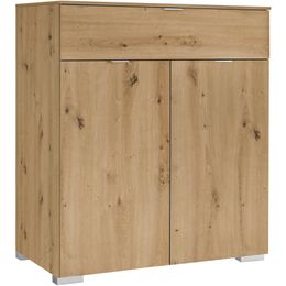 Kommode STAUD "Includo, Made in Germany", artisan eiche, B:80cm H:96cm T:40cm, Sideboards, Kommode