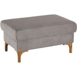 Stauraumhocker 3C CANDY "Lecce", grau, B:90cm H:45cm T:60cm, 95% Polyester, 5% Nylon, Hocker, Stauraumhocker, passend zur Serie