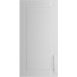 H&auml;ngeschrank KOCHSTATION "KS-Ahus", grau (hellgrau matt, hellgrau), B:45cm H:89,6cm T:34,9cm, Schr&auml;nke, H&auml;ngeschrank, Breite 45 cm