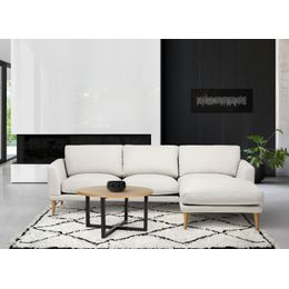 Couchtisch WOODMAN "Camden", schwarz (schwarz, eiche), B:80cm H:45cm T:80cm, Tische, Couchtisch, aus teilmassiver Birke, Breite 80 cm, FSC-zertifiziert