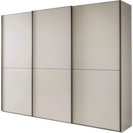Schwebet&uuml;renschrank Wiemann "Phoenix, Made in Germany, modernes Design, Highlight, Blickfang", champagner, dekor, B:246cm H:236cm T:67cm, Schr&auml;nke, Schwebet&uuml;renschrank, maximaler Staurraum, inkl.Einlegeb&ouml;den, W&auml;scheb&ouml;den u. D&auml;mpfer