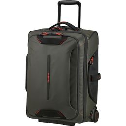 Reisetasche Samsonite "ECODIVER", Damen, Gr. B/H/T: 40cm x 55cm x 25cm, grau, Nylon, Polyester, Taschen Reisetasche, mit Trolley- und Rucksackfunktion; teilweise aus recyceltem Material