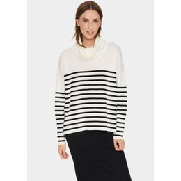 Rollkragenpullover Saint Tropez "GrilaSZ Cowlneck", Damen, Gr. XL (42), grau (ice), Strick, Obermaterial: 80% Viskose, 20% Polyacryl, unifarben, Pullover Rollkragenpullover