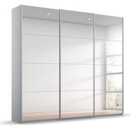 Schwebet&uuml;renschrank Rauch "Kleiderschrank Schrank Garderobe W&auml;scheschrank Ankleide ORACLE", grau (seidengrau), B:203cm H:210cm T:62cm, Holzwerkstoff, Schr&auml;nke, Schwebet&uuml;renschrank, inkl. Schubladen-Einsatz und extra Einlegeb&ouml;den MADE IN GERMANY