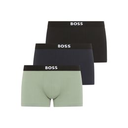 Trunk BOSS "3P Trunk BOSS ONE", Damen, Gr. S, open miscellaneous 977, Jersey, Obermaterial: 95% Baumwolle, 5% Elasthan, Unterhosen Trunk, mit unifarbenen Bund