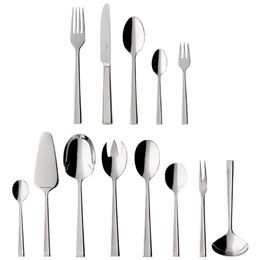 Villeroy & Boch Besteck-Set VILLEROY & BOCH "Tafelbesteck Victor 68er Set silber", silber, 68 tlg., Essbesteck-Sets, Besteck-Set