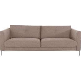 2,5-Sitzer Trendmanufaktur "Chilltime, elegant und bequem, Komfortsitzh&ouml;he 46cm, Breite 237cm", beige (portbella), B:237cm H:84cm T:96cm, Sofas, 2 5-Sitzer, mit eleganter Kreuznaht in den R&uuml;ckenkissen, Breite 237 cm