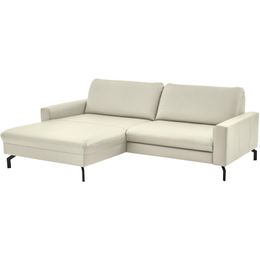 Ecksofa DIE PLANBAR "PN-EM20028 L-Form ohne Kopfst&uuml;tzen", wei&szlig;, B:248cm H:89cm T:179cm, Sofas, Ecksofa, wahlweise mit motorischem Canape