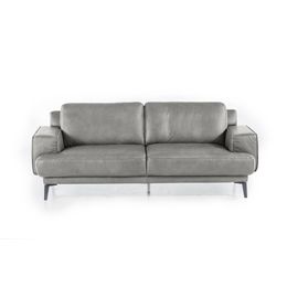 2-Sitzer W.Schillig, grau (light grau), B:213cm T:94cm, Sofas, 2-Sitzer