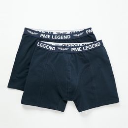 PME-Legend Boxershorts PME LEGEND, Herren, Gr. S, 2 Stk., blau (schwarz sapphire), Jersey, Obermaterial: 95% Baumwolle, 5% Elasthan, k&ouml;rpernah, Unterhosen Boxershorts