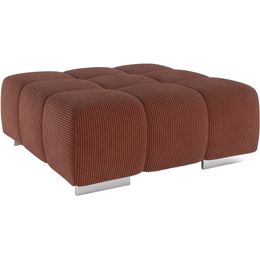 Hocker COTTA "Orion", cinnamon, B:103cm H:42cm T:103cm, 100% Polyester, Hocker, Hocker