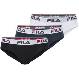 Slip Fila "JUNIOR GIRL SLIP", M&auml;dchen, Gr. 146/152, schwarz (schwarz, wei&szlig; navy), Obermaterial: 95% Baumwolle, 5% Elasthan, unifarben, normal, Unterhosen Slip, mit reibungsarmen N&auml;hten
