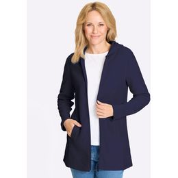 Fleecejacke Classic Basics, Damen, Gr. 52, marine, 100% Polyester, unifarben, Jacken Fleecejacke