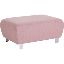 Sit & More Hocker SIT & MORE "Township", rosa (altrosa), B:101cm H:45cm T:68cm, Struktur (100% Polyester);Struktur fein (100% Polyester), Hocker, Hocker