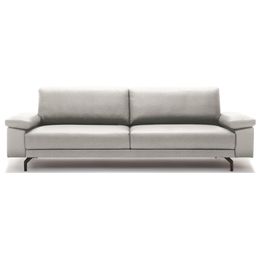 3-Sitzer "CR.450 elegantes Designsofa mit hohem Sitzkomfort", grau (seidengrau), B:220cm H:85cm T:95cm, CREATION BY ROLF BENZ, Sofas, 3-Sitzer