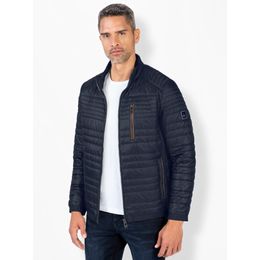 Steppjacke NEW CANADIAN, Herren, Gr. 52, blau (marine), 100% Polyester, unifarben, Jacken Steppjacke