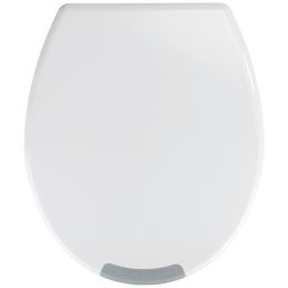 WC-Sitz Wenko "Secura", wei&szlig;, B:3.737cm H:10cm L:4.443,5cm, Duroplast, Kunststoff, WC-Sitze, WC-Sitz, aus Duroplast