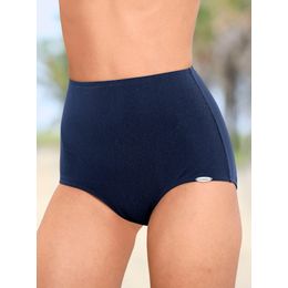 Bikini-Hose Sunflair, Damen, Gr. 40, Normalgr&ouml;&szlig;en, blau (marine), Elasthan, Polyester, Badehosen Bikini-Hose