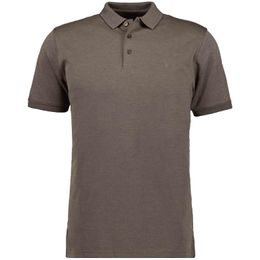 Poloshirt Ragman, Herren, Gr. M, braun (macchiato), Piqu&eacute;, 70% Baumwolle 30% Polyester, regular fit, ohne Ausschnitt, Shirts Poloshirt