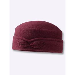 Beanie Casual Looks, Damen, rot (bordeaux), Wolle, M&uuml;tzen Beanie