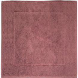 Badematte Framsohn FROTTIER "Uni Basic Hotelmatte" Gr. 3, rosa (oldrose), H:11mm, Baumwolle, Badematten, Badematte, gro&szlig;e Farbpalette, Hergestellt in &Ouml;sterreich, Badezimmerteppich