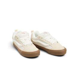 Sneaker Vans "Knu Skool", Herren, Gr. 38,5, dbs, marshmallow, light gum, Leder, Schuhe Sneaker