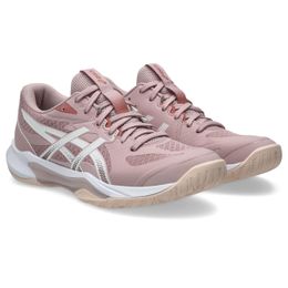 Hallenschuh asics "GEL-TACTIC 13", Damen, Gr. 40, morganite, wei&szlig;, Synthetik, Schuhe Hallenschuh