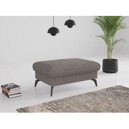 Sit & More Stauraumhocker SIT & MORE "Morris Jubi, B: 103 cm", grau (taupe), B:103cm H:44cm T:69cm, 100% Polyester, Hocker, Stauraumhocker, mit Stauraum, individuell kombinierbar