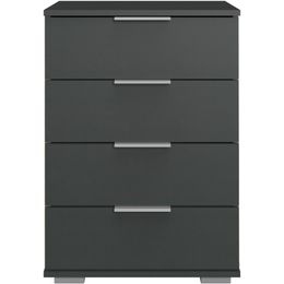 Nachtkommode wimex "Easy", grau (graphit), B:52cm H:74cm T:38cm, Sideboards, Nachtkommode