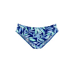 Bikini-Hose Vivance "Jelly", Damen, Gr. 44, N-Gr, blau (blau bedruckt), Obermaterial: 80% Polyamid, 20% Elasthan. Futter: 100% Polyester, bedruckt, Badehosen Bikini-Hose, mit buntem Print