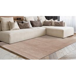 Teppich Arte Espina "Nila 100", grau (taupe), B:80cm H:20mm L:150cm, Polypropylen (PP), Teppiche, Teppich