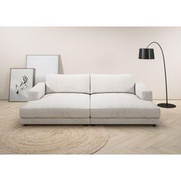 Loungesofa Home Affaire "Enisa, B/T/H: 290/170/85 cm", wei&szlig;, B:290cm H:85cm T:170cm, 95% Polyester, 5% Nylon, Sofas, Loungesofa, Zeitloses und stylisches Loungem&ouml;bel, Mega-Sofa, Big-Sofa XXL
