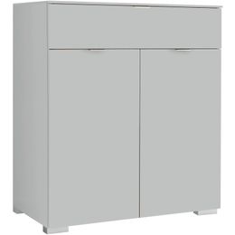 Kommode STAUD "Includo, Made in Germany", saphir, B:80cm H:96cm T:40cm, Sideboards, Kommode