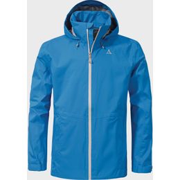 Sch&ouml;ffel Outdoorjacke SCH&Ouml;FFEL "2.5L Jacket Aiplspitz M", Herren, Gr. 54, blau (8320, blau), Oberstoff : 100% Polyester, regular fit, hoch geschlossener Ausschnitt, Jacken Outdoorjacke